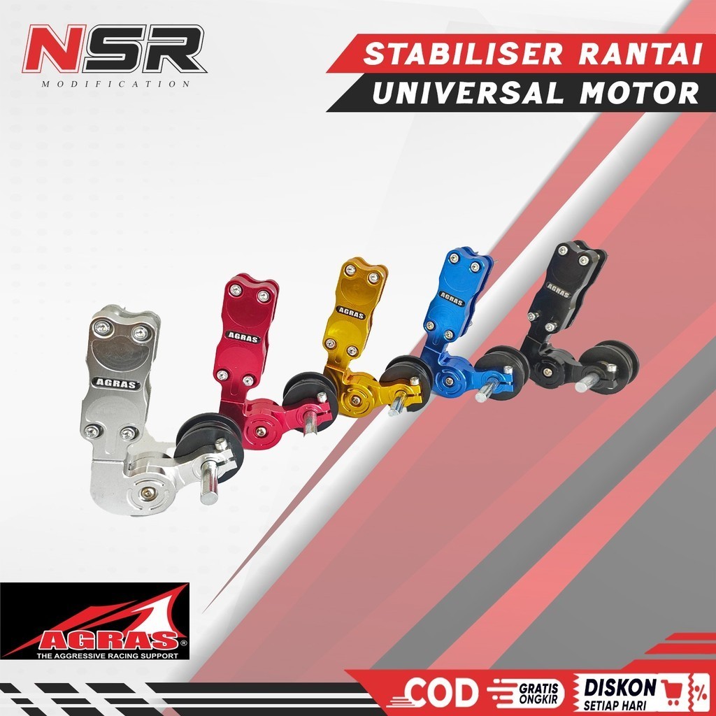 Jual Stabilizer ROLL Rantai Tensioner Penahan Rantai Full CNC ...