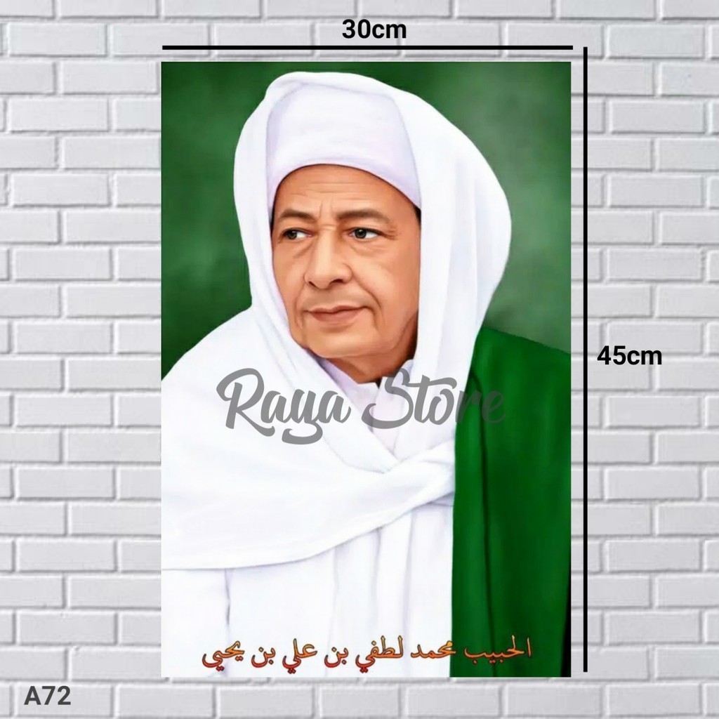Jual POSTER HABIB LUTFI BIN YAHYA / POSTER HABIB / POSTER ULAMA ...