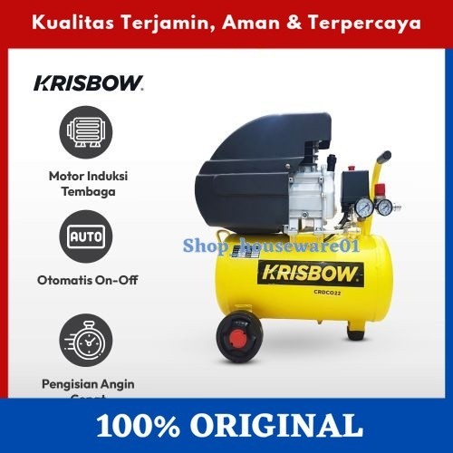 Jual Krisbow Compressor Kompresor Angin 2Hp 24L 8Bar 1Ph Crdc022 ...