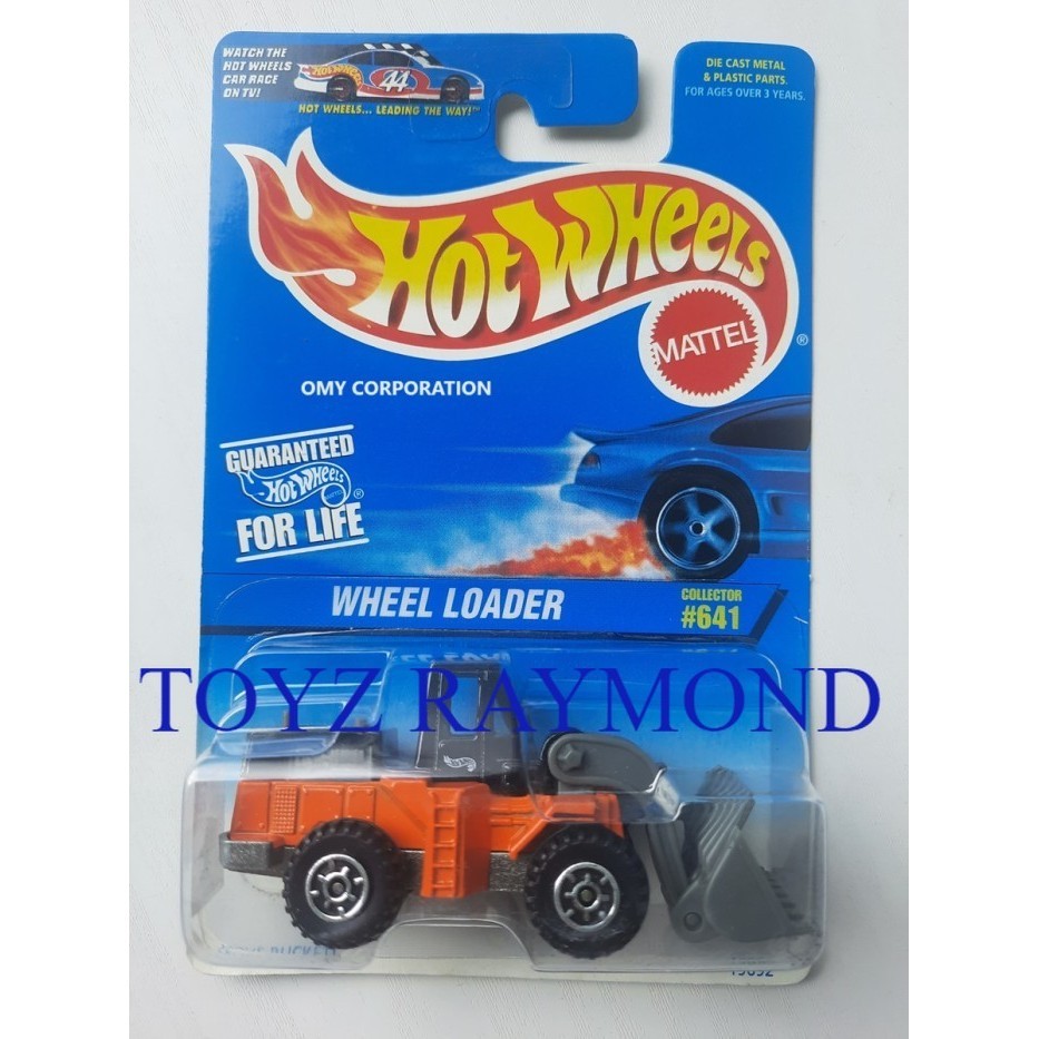 Jual Hot Wheels Wheel Loader oranye diecast alat berat full besi ...
