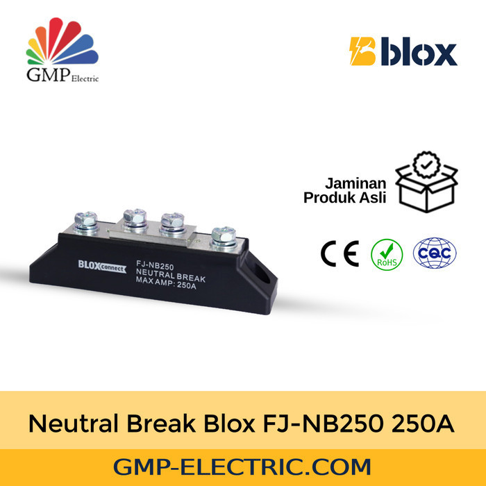 Jual Terminal Block Neutral Break Blox FJ-NB250 250A -SVN12 | Shopee ...