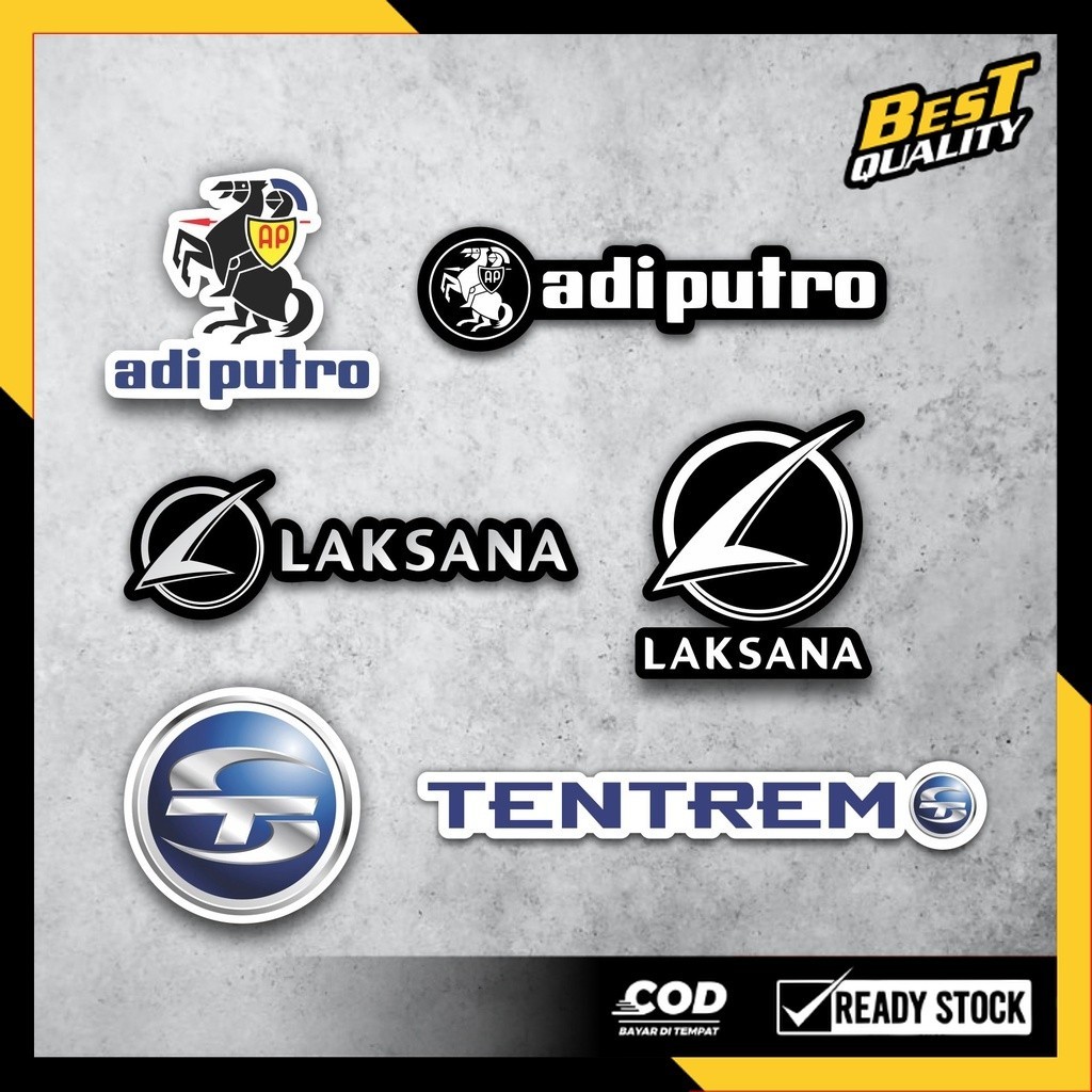 Jual Stiker Bus 6 PCS STIKER LOGO KAROSERI DI INDONESIA ADI PUTRO ...