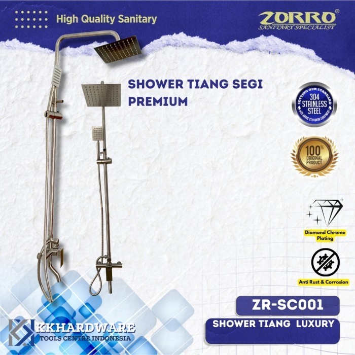 Jual Shower tiang column set Tiang Head Hand Elegan Premium SC001 ZORRO | Shopee Indonesia