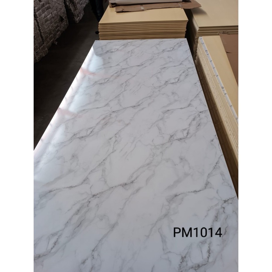Jual PVC WALLBOARD MARMER TEBAL 5MM 1,2M x 2,9M - PM1014 | Shopee Indonesia