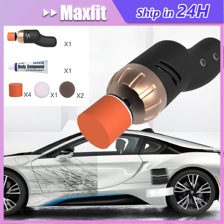 Jual 9Pcs Mesin Poles Body Mobil Mini Portable Alat Poles Cat Full Set ...