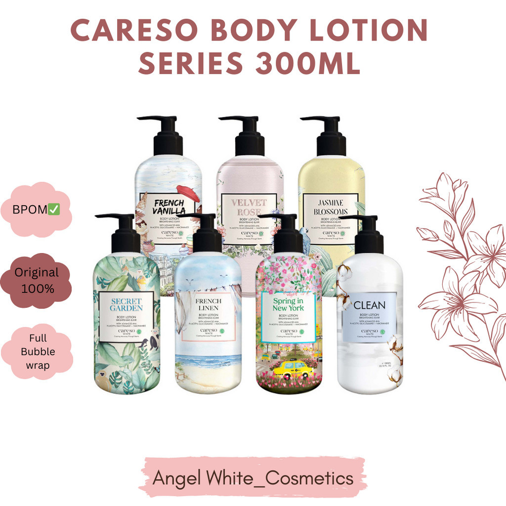 Jual CARESO BODY LOTION SERIES 300ML | Shopee Indonesia