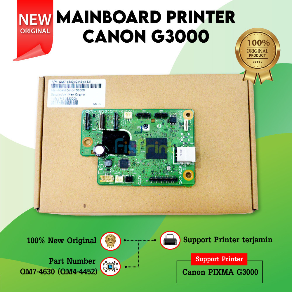 Jual Board Motherboard Printer Canon G3000 Mainboard G-3000 New ...
