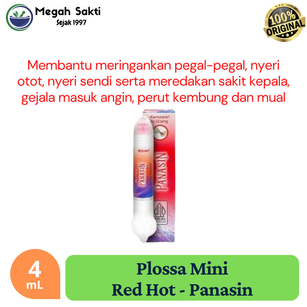 Jual MGS - Plossa Mini Minyak Angin Aromatherapy Red Hot / Panasin ...
