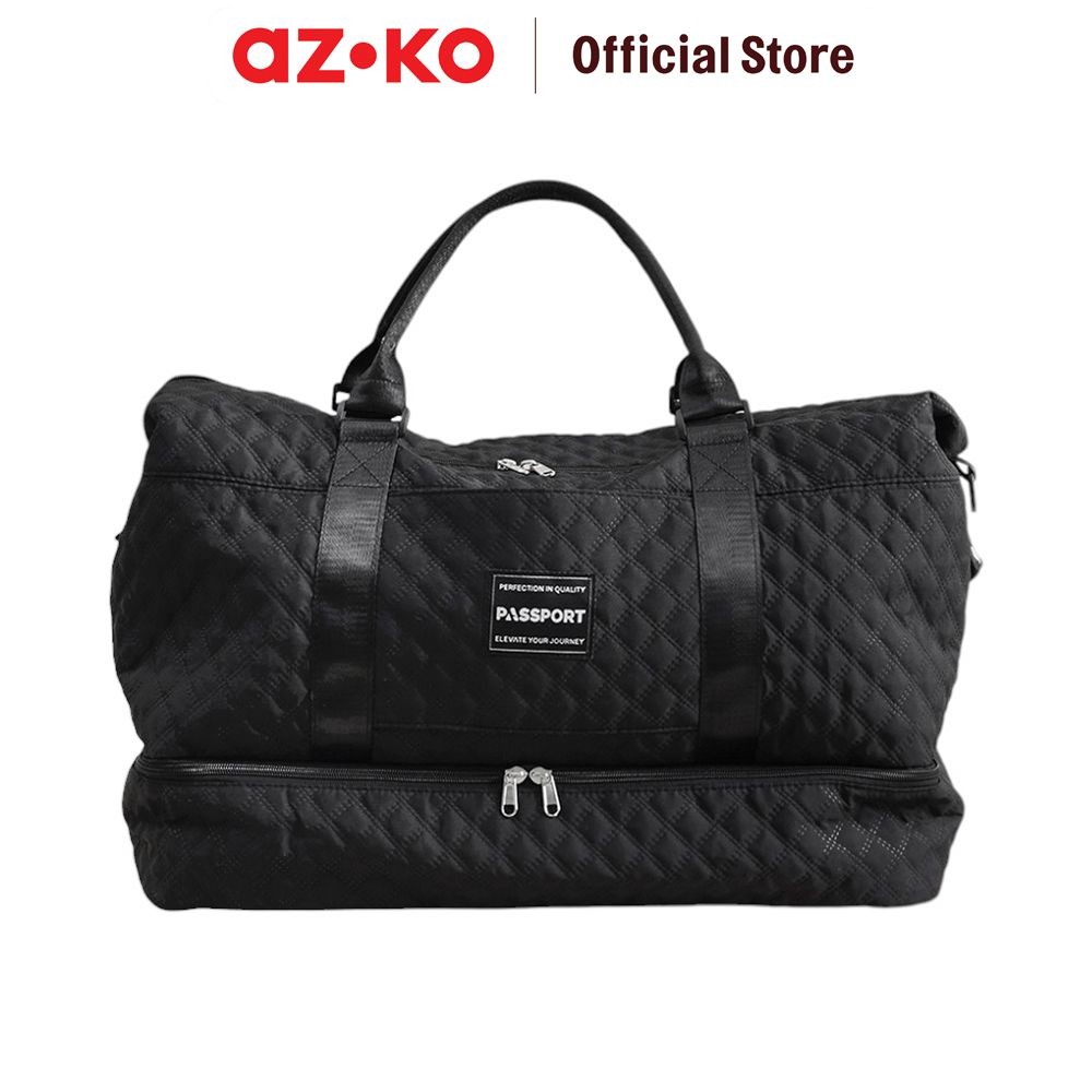 Jual AZKO Passport Ogata Tas Travel - Hitam travel bag tas traveling ...