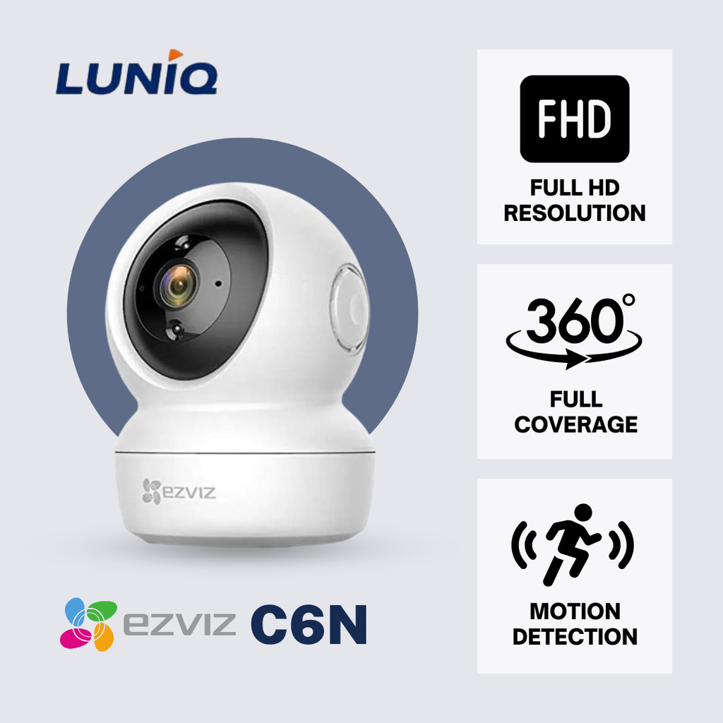 Jual Ezviz C6N 2MP Smart Wifi Pan Tilt IP Camera CCTV Indoor 1080p ...