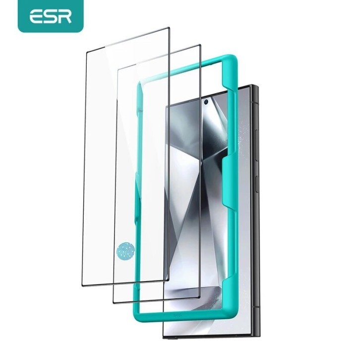 Jual ESR Tempered Glass with Easy Installation Frame Samsung S24 Series ...