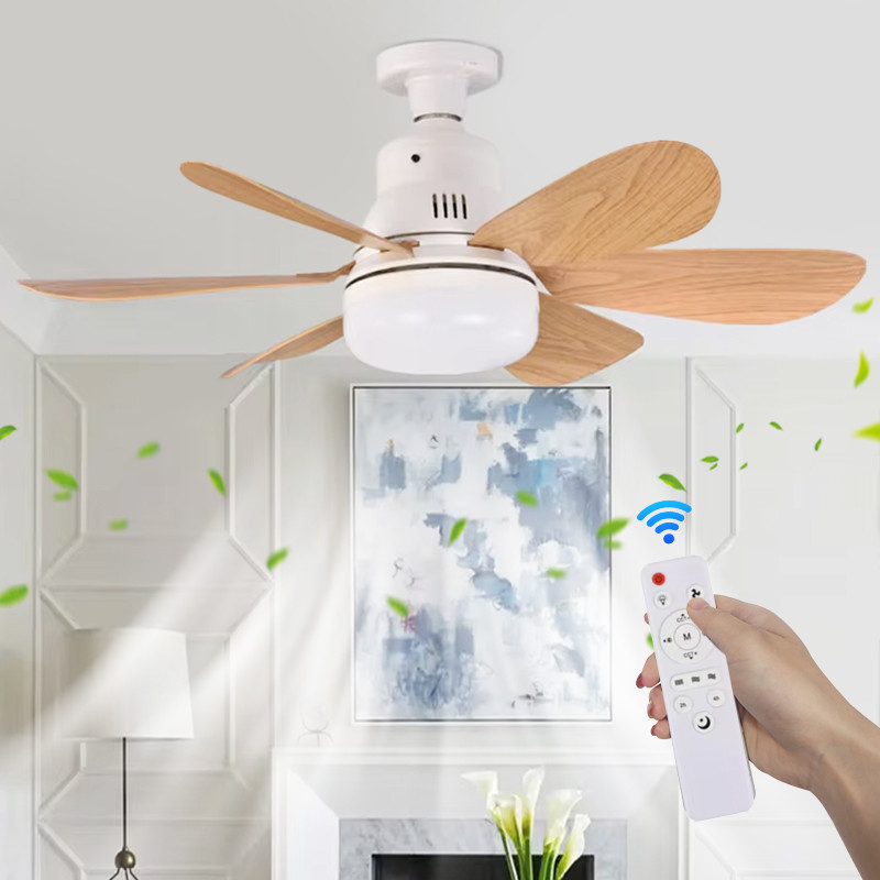 Jual ventilador de techo con luz led soffitto con luce room cooler e27 ...