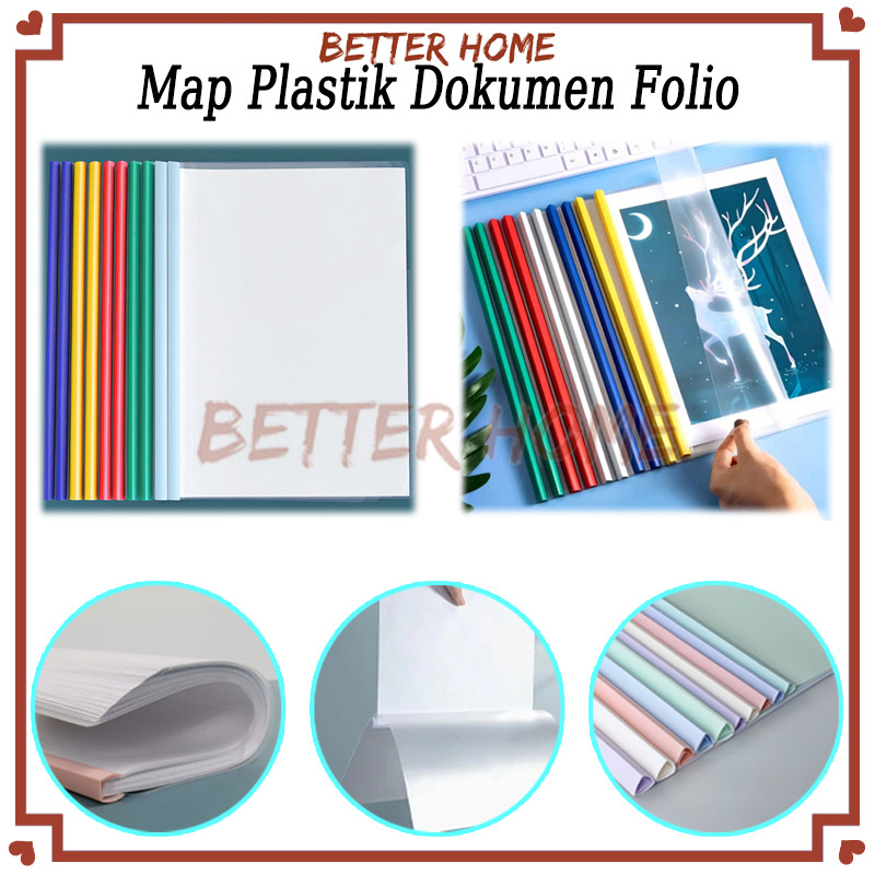 Jual Paper Slide Grip/Map Plastik Dokumen Folio/ Map Bisnis File ...