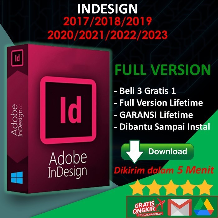 Jual Indesign CC 2024 2023 2017/2018/2019/2020/2021/2022/2023 [win ...