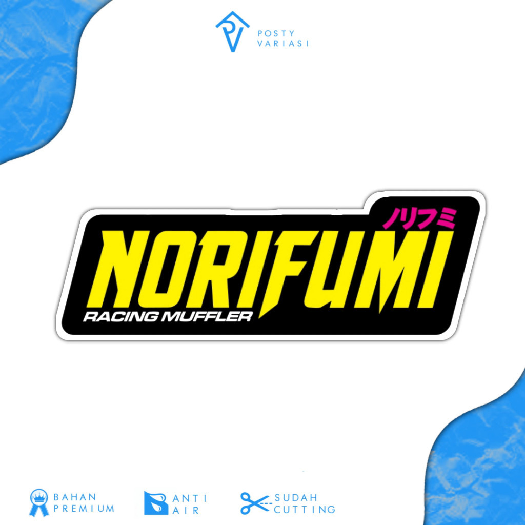 Jual Stiker NORIFUMI Stiker Motor Sticker Racing Print Waterproof ...