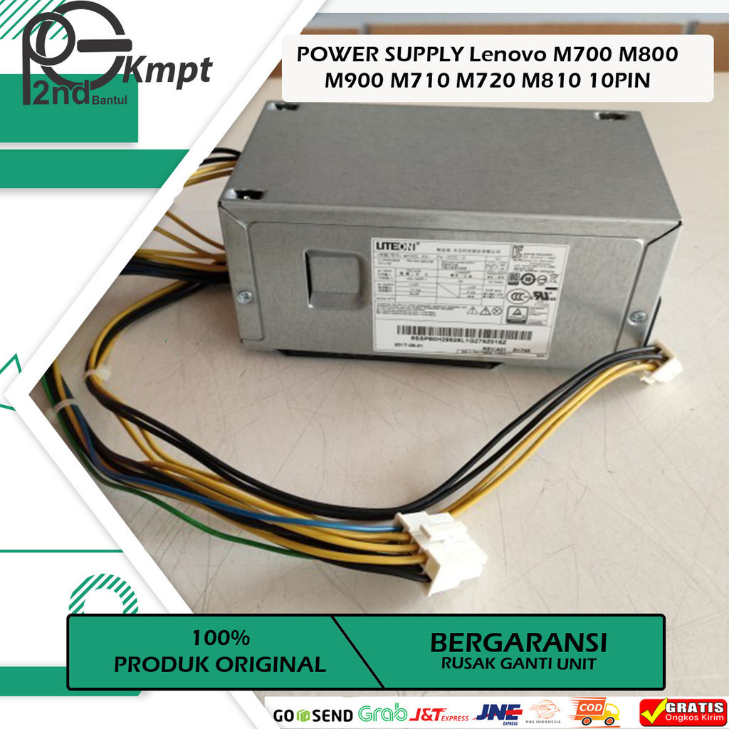 Jual PSU PSA Power Supply Lenovo M700 M800 M900 M710s M720s 10 Pin SFF ...