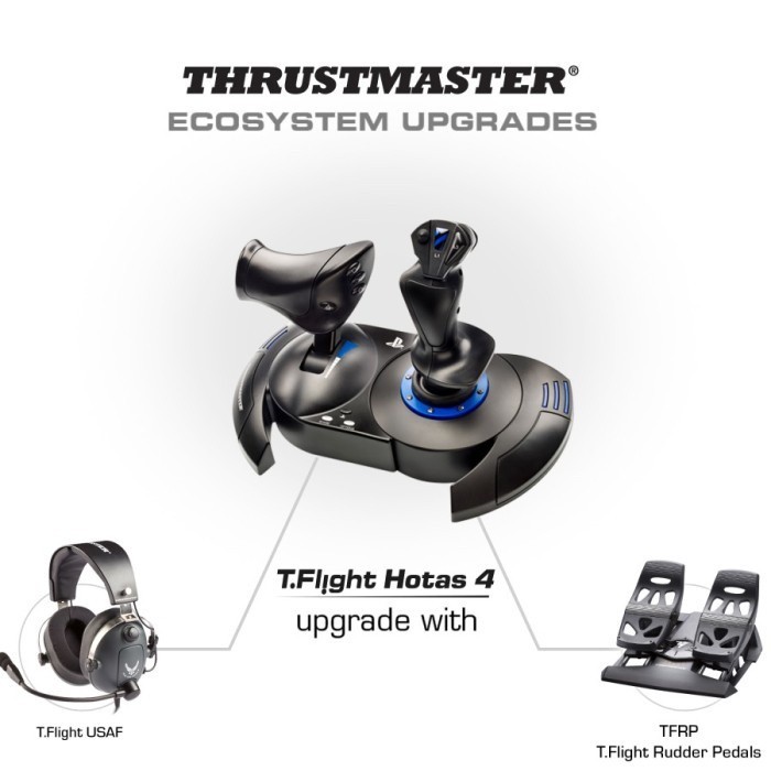 Jual Thrustmaster T-Flight Hotas 4 Joystick Fligh Simulator Pc Ps4 Ps5 ...
