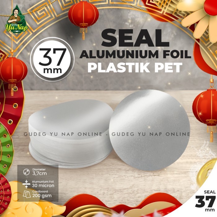 Jual Seal Induksi PET 37 mm - Segel Alumunium Foil Tutup Cap Botol ...