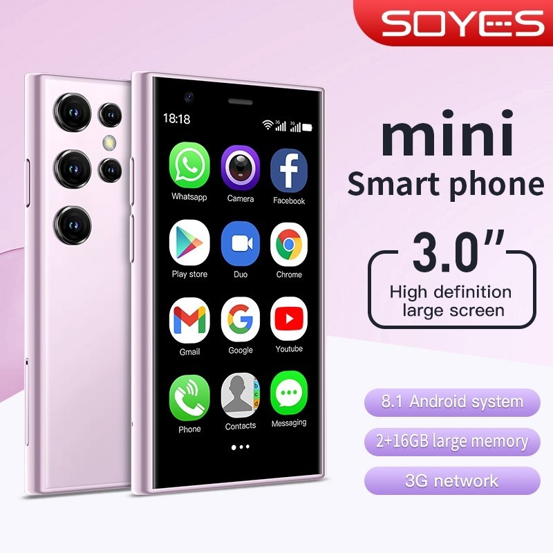 Jual COD hp mini android S23pro Mini ram 2/16G jaringan 3G | Shopee ...