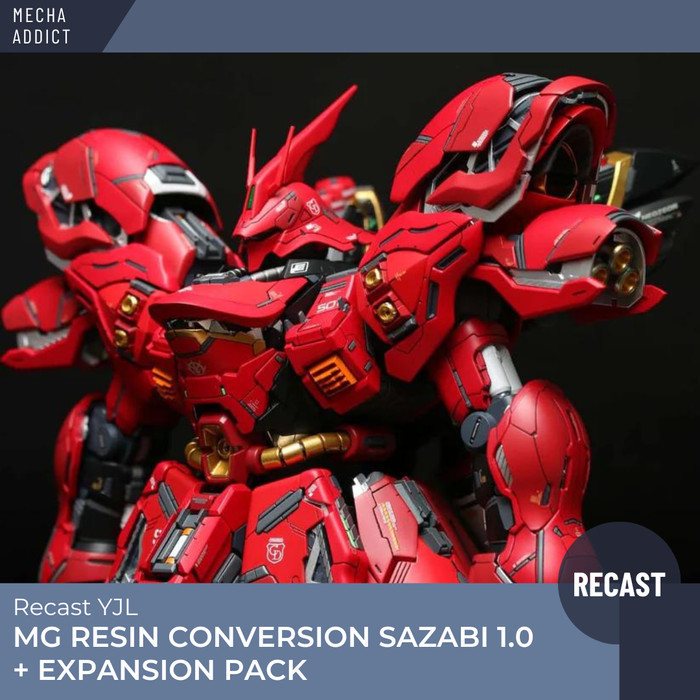 Jual MG SAZABI 1.0 + EXPANSION SET CONVERSION DRESS KIT Yjl Recast ...
