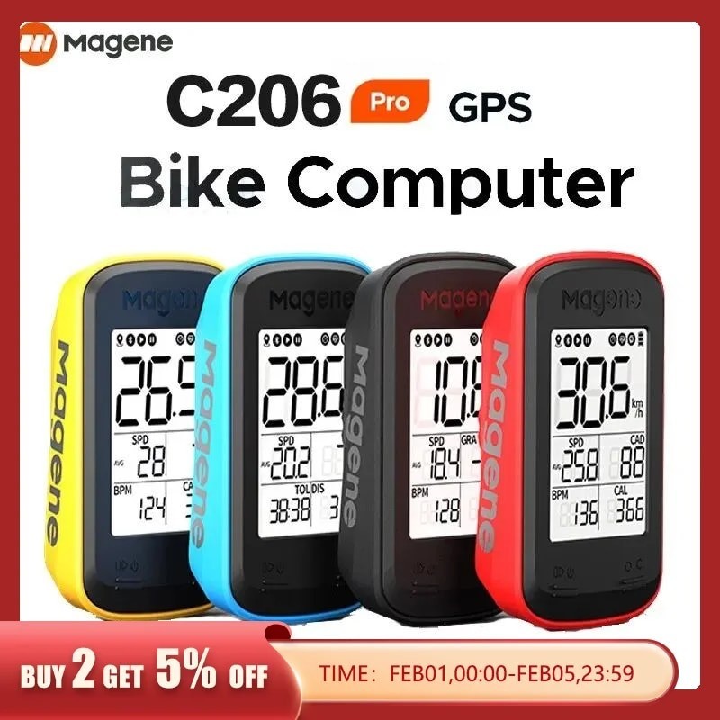 Jual Magene Smart Bike Computer C206/PRO Wireless GPS Bicycle Speedometer Waterproof Road Mtb ...