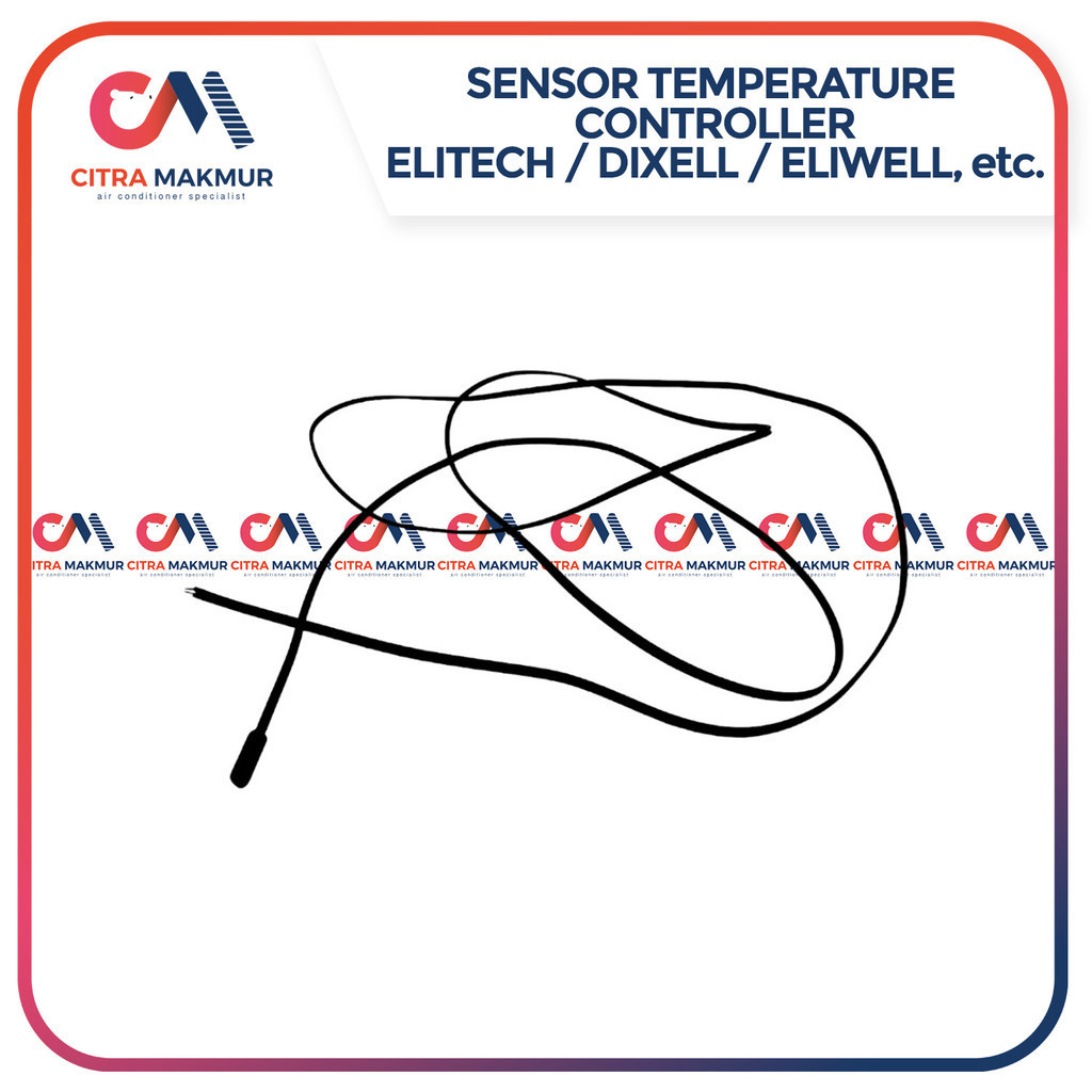 Jual Sensor Suhu Thermostat Raksa Temperature Controller Elitech Eliwell Dixell Hitam Kabel 10 K ...