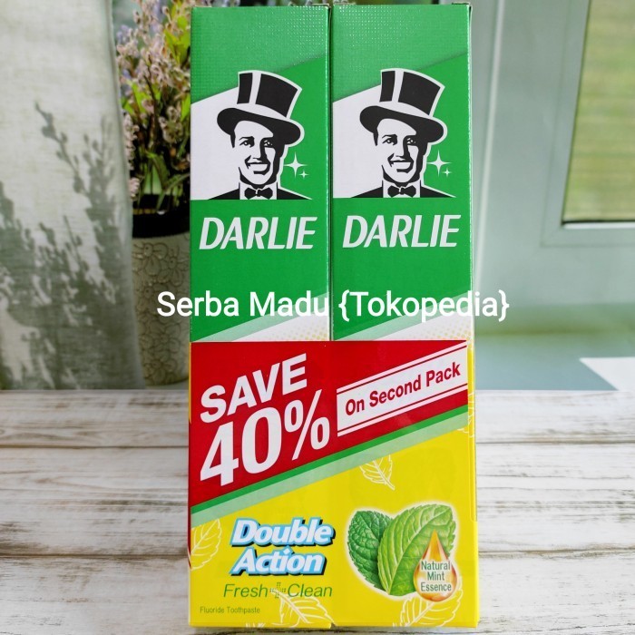 Jual Darlie Double Action Toothpaste/Pasta Gigi/Odol 225gram (Paket ...