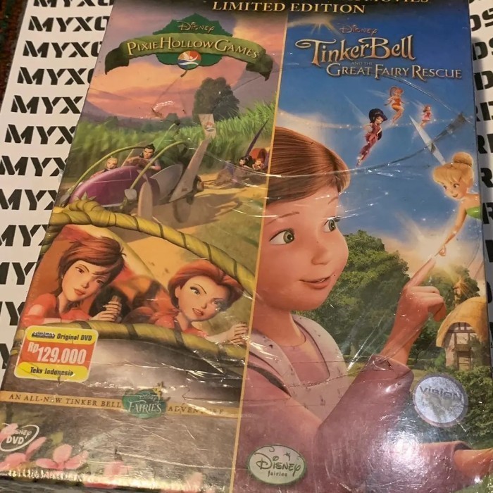 Jual Original DVD Disney Tinkerbell & Pixie Hollow Games 2 Film | Shopee Indonesia