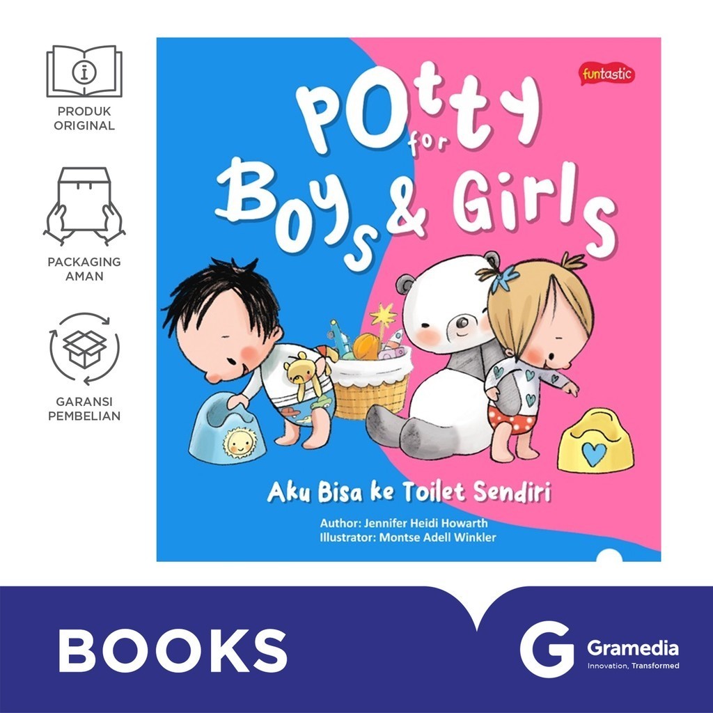 Jual Buku Potty for Boys & Girls Aku Bisa ke Toilet Sendiri (Heidi ...