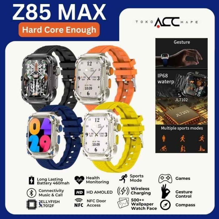 Jual SMARTWATCH Z85 MAX/ULTRA ADV AMOLED & NFC Support Android & iOS | Shopee Indonesia