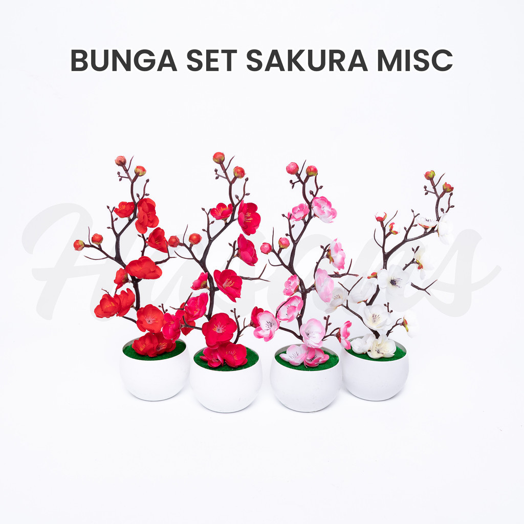 Jual Bunga Plum Tanaman Hias Plastik Artificial / Bunga Hias Sakura ...