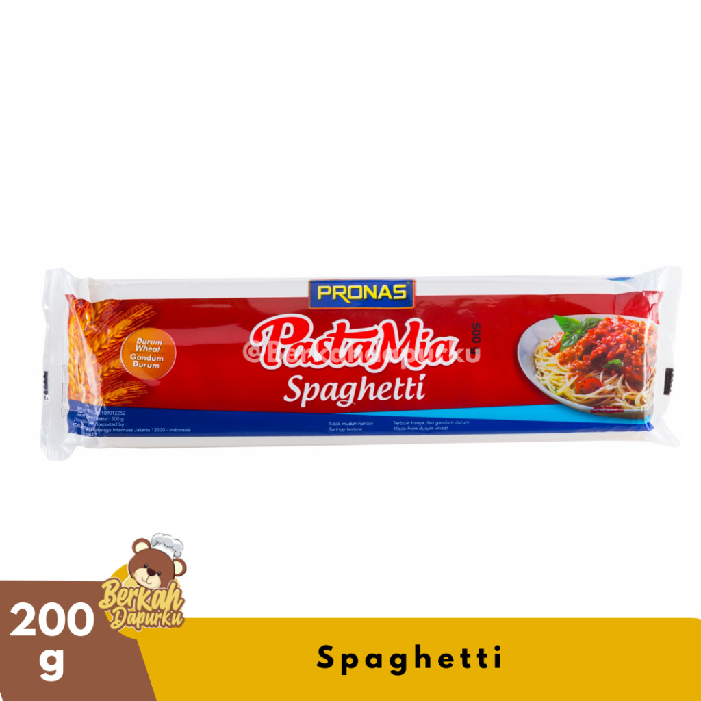 Jual Pronas Pastamia Spaghetti 200g Mie Pasta | Shopee Indonesia