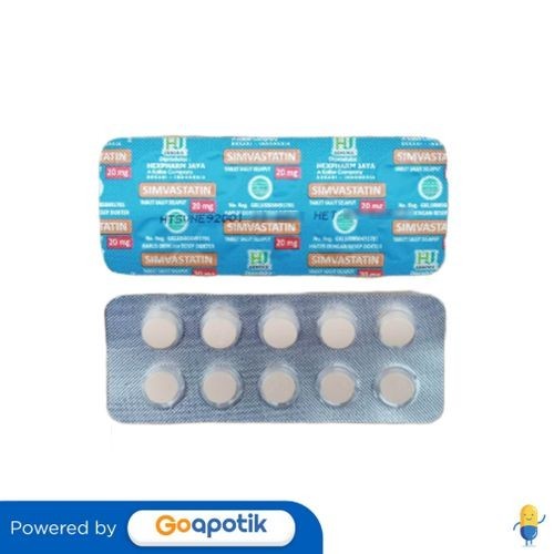 Jual Simvastatin Hexpharm 20 Mg Strip 10 Tablet | Shopee Indonesia
