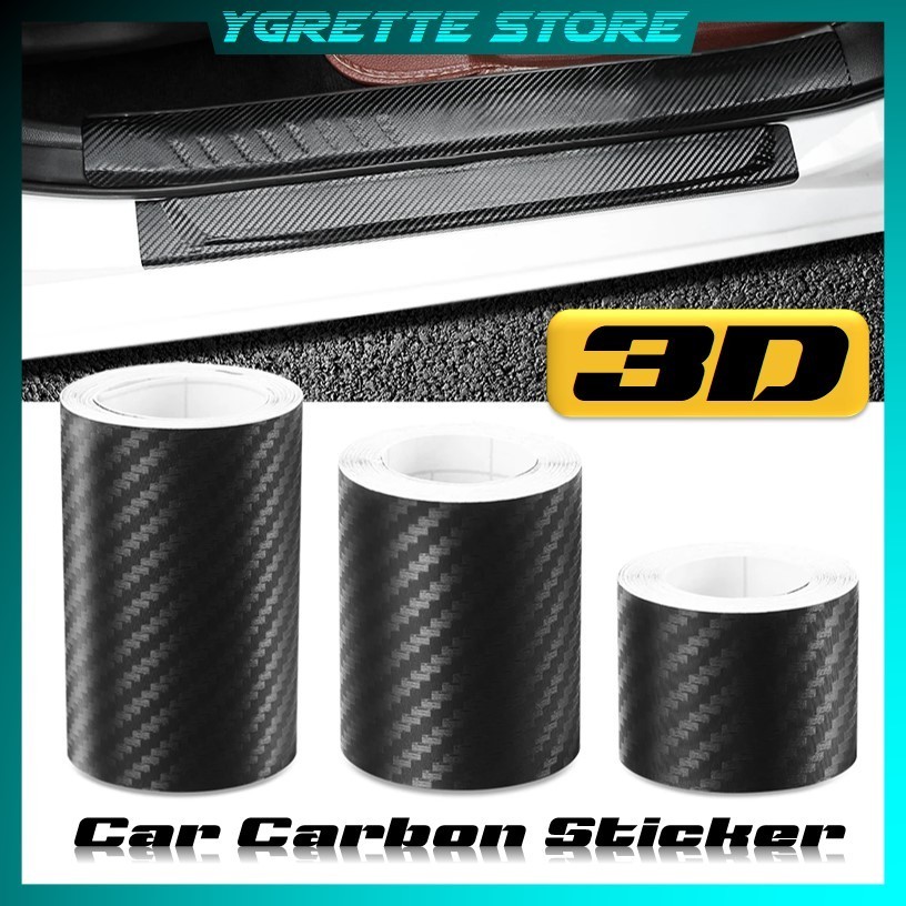 Jual YGRETTE - NCF 1M 3D Carbon Fiber Car Sticker DIY Paste Protector ...