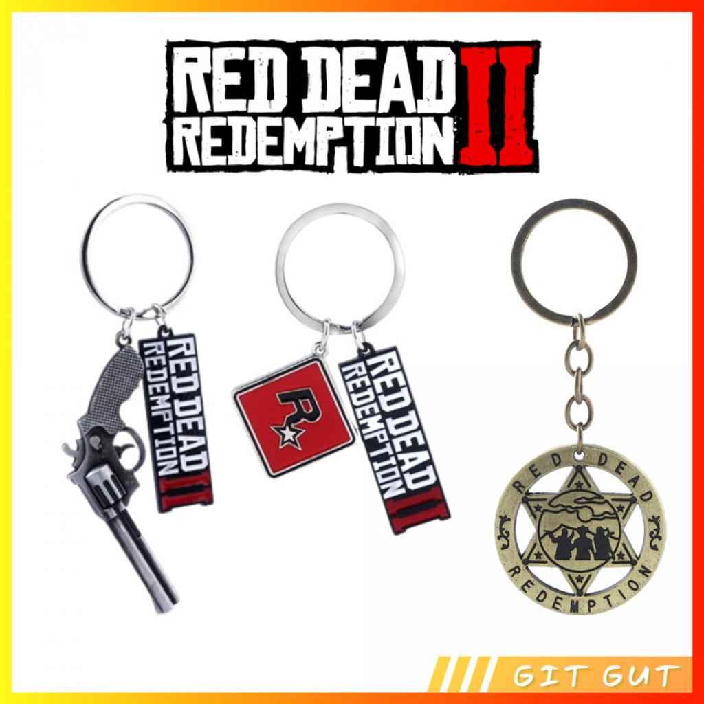 Jual Keychain Key Chain Gantungan Kunci Red Dead Redemption RDR 2 ...