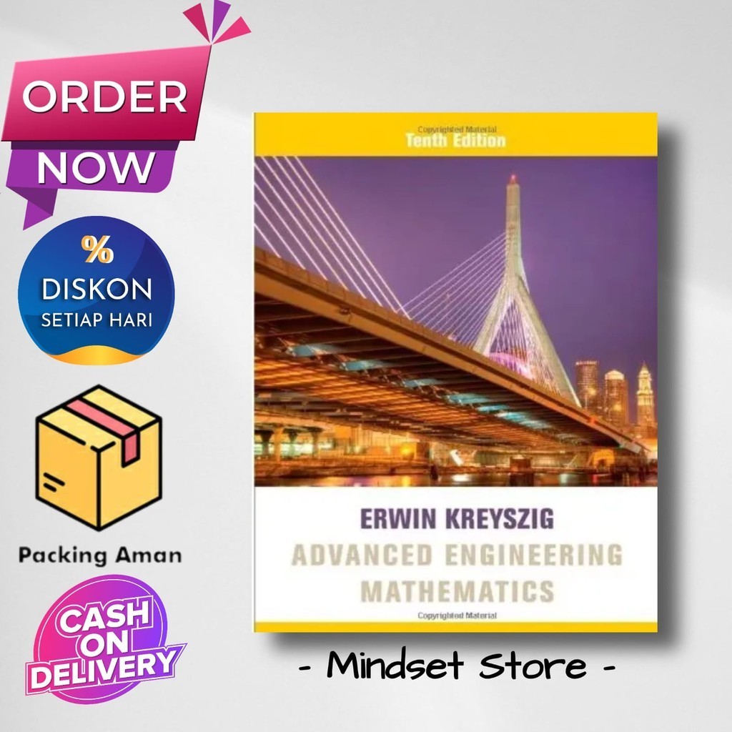 Jual Advanced Engineering Mathematics, 10th Edition (English Version ...