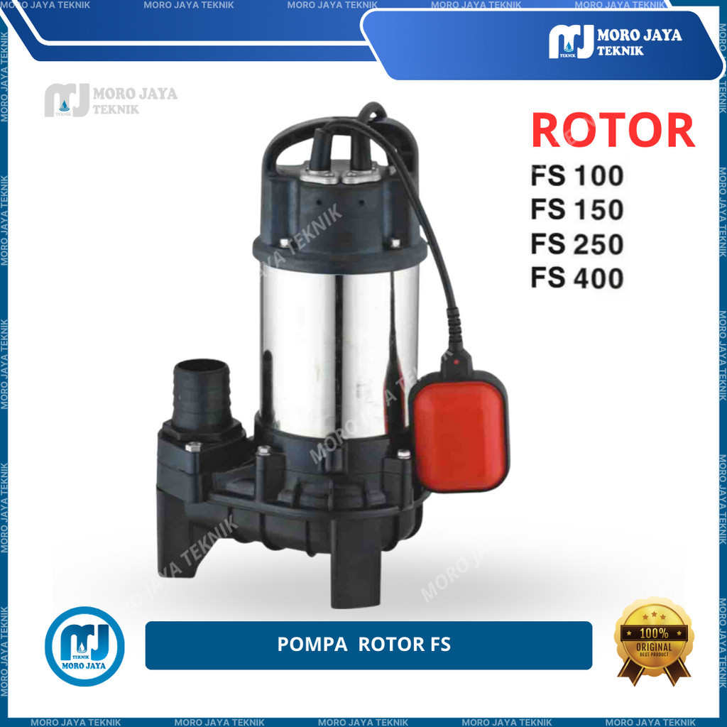 Jual Pompa Celup Sewage Pump Rotor FS-400 Auto 1phase 220V | Shopee ...