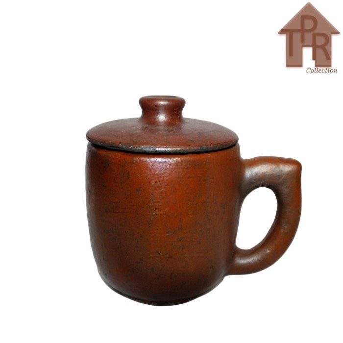 Jual Gerabah - cangkir mug tanah liat natural tembikar 300 / 450ml ...