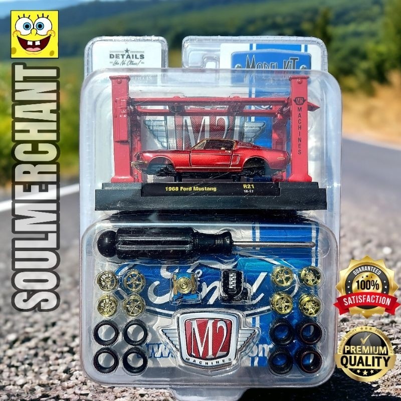 Jual M2 CHASE CAR 1968 FORD MUSTANG MODEL KIT - M2 MACHINES SHELBY 4 ...