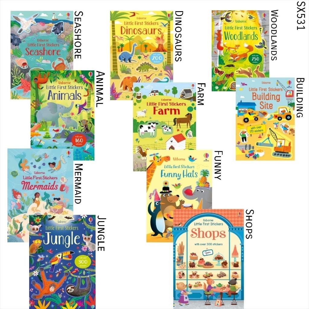 Jual (Maralicraft) SX531 U*borne Buku Sticker Anak Little First Sticker ...