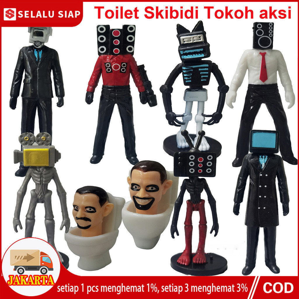 Jual Skibidi toilet mainan Mainan Skibidi Toilet Kualitas Premium ...