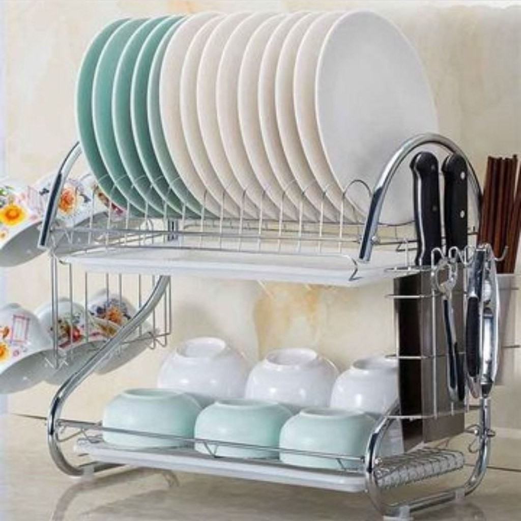 Jual Rak Piring Stainless Vanstar - Rak Dapur - Rak Piring 2 Susun ...