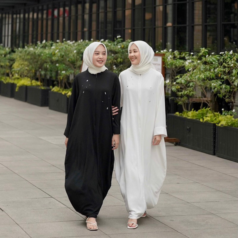 Jual Kaslan Abaya Kaftan in Crystal | Shopee Indonesia