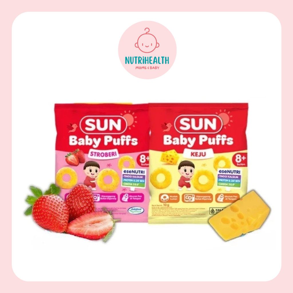 Jual SUN Baby Puffs Puff Cemilan Camilan Snack Bayi 10 gram Usia 8 ...