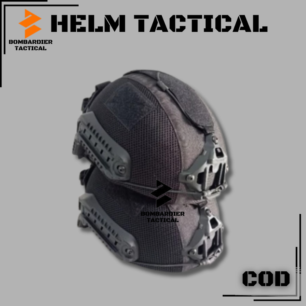 Jual HELM/HELM TACTICAL/HELM TNI/HELM POLRI/TACTICAL BOMBARDIER COD ...