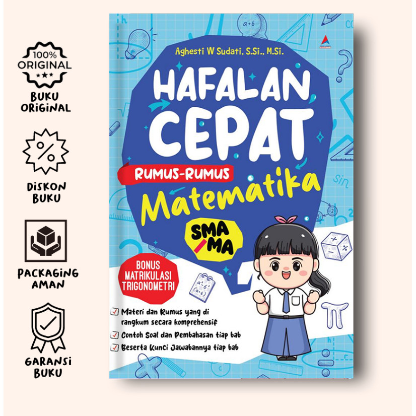 Jual Buku Hafalan Cepat Rumus-rumus Matematika Sma/Ma - Aghesti W ...