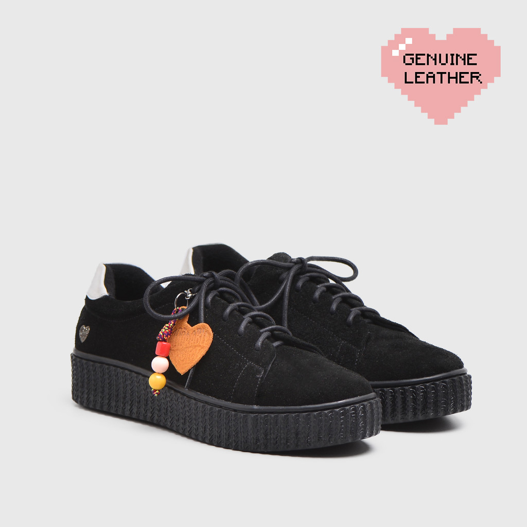 Jual Adorable Projects - Gwen Sneakers Genuine Suede Black (FPS ...