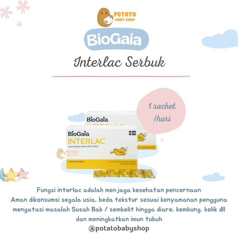 Jual Interlac Probiotik Mini Pack 30 Sachet - Menjaga Kesehatan Saluran ...