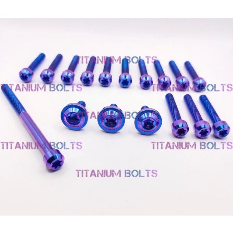 Jual Baut CVT Set PCX 150 160 Titanium Bolt GR5 Baut CVT Set PCX 125 ...