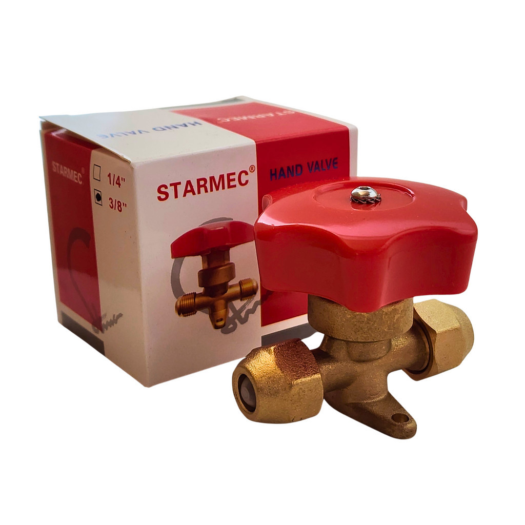 Jual Stop Kran 3/8" AC / Hand Valve 3/8 inch AC Starmec | Shopee Indonesia